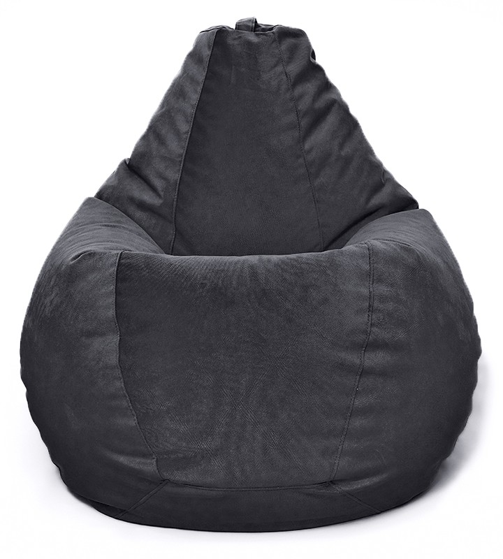 Кресло-мешок Relax Line Груша Черный 20 Велюр Maserrati L - недорого ...