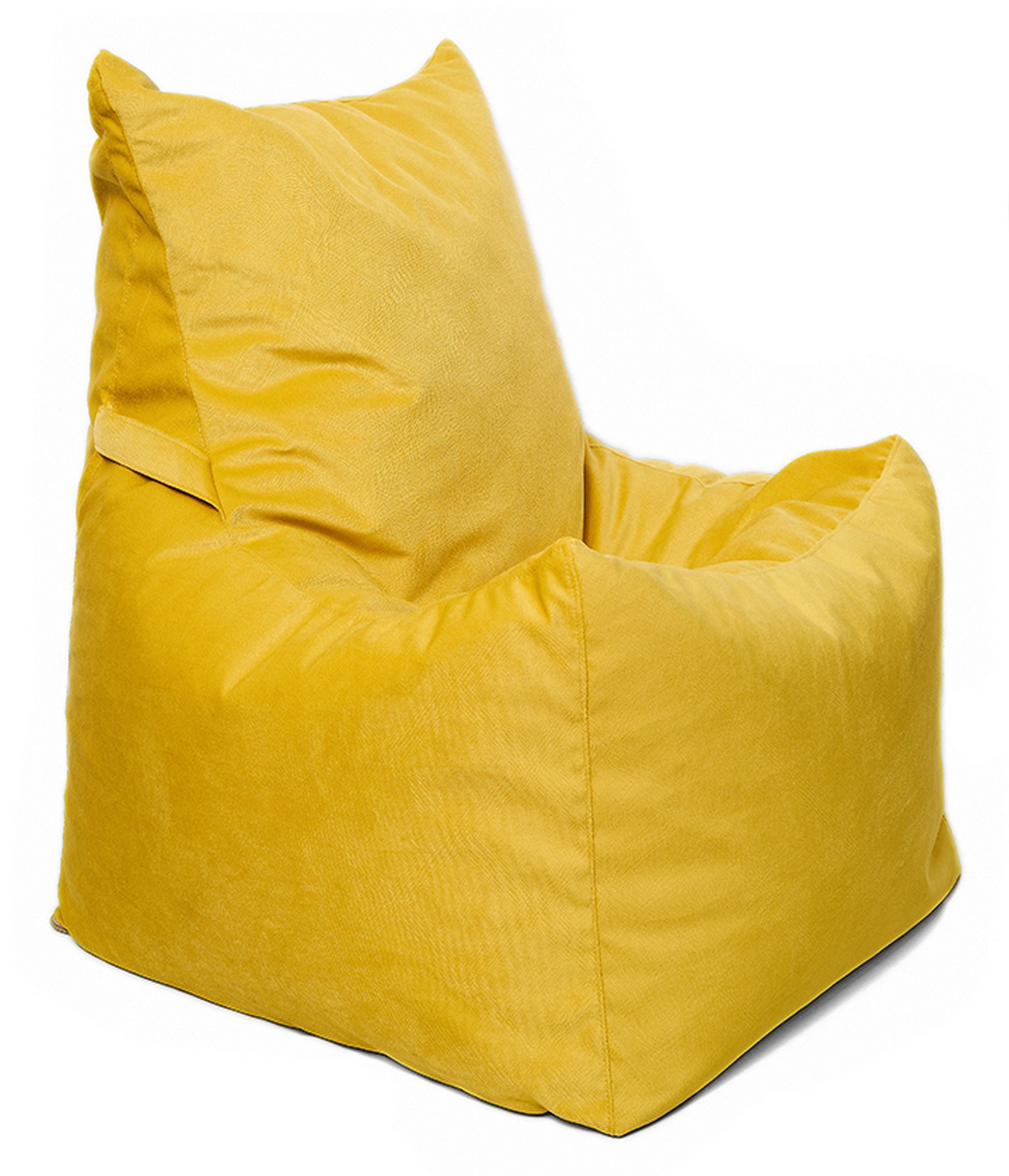 Кресло-мешок Relax Line Топчан Велюр Maserrati 11 Желтый - недорого ...
